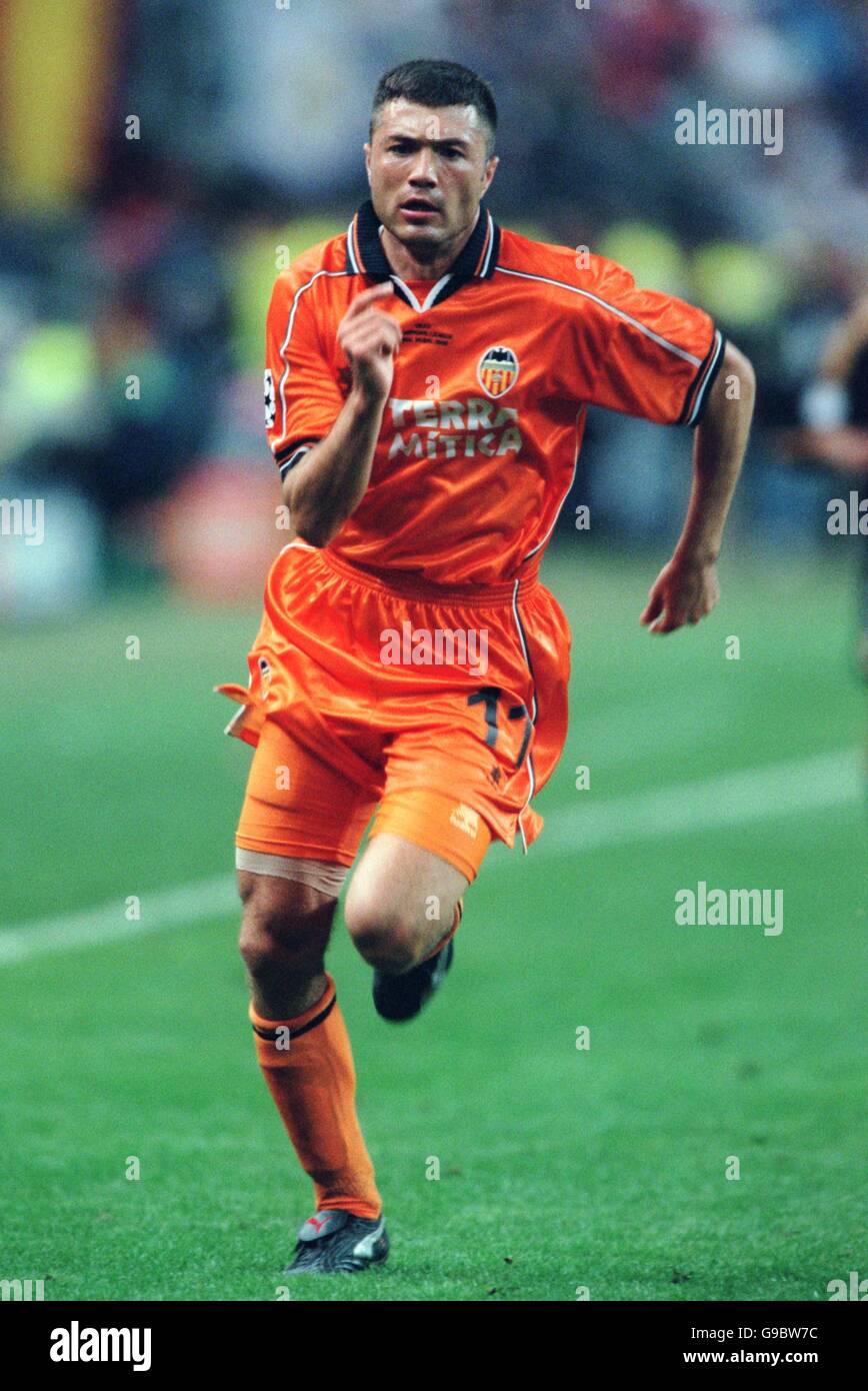Soccer - UEFA Champions League - Final - Real Madrid v Valencia. Valencia's Adrian Ilie Stock ...
