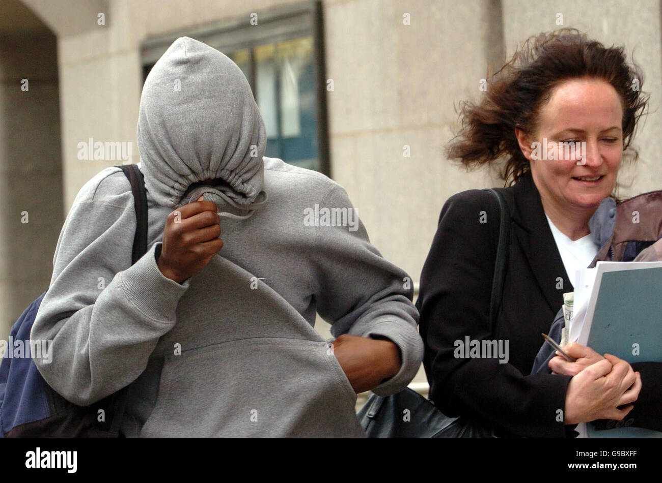 Daniel Preddie leaves the Old Bailey in Central London with his ...