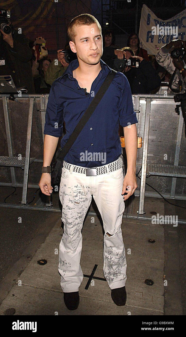 George arrives to enter the big brother 7 house hi-res stock ...