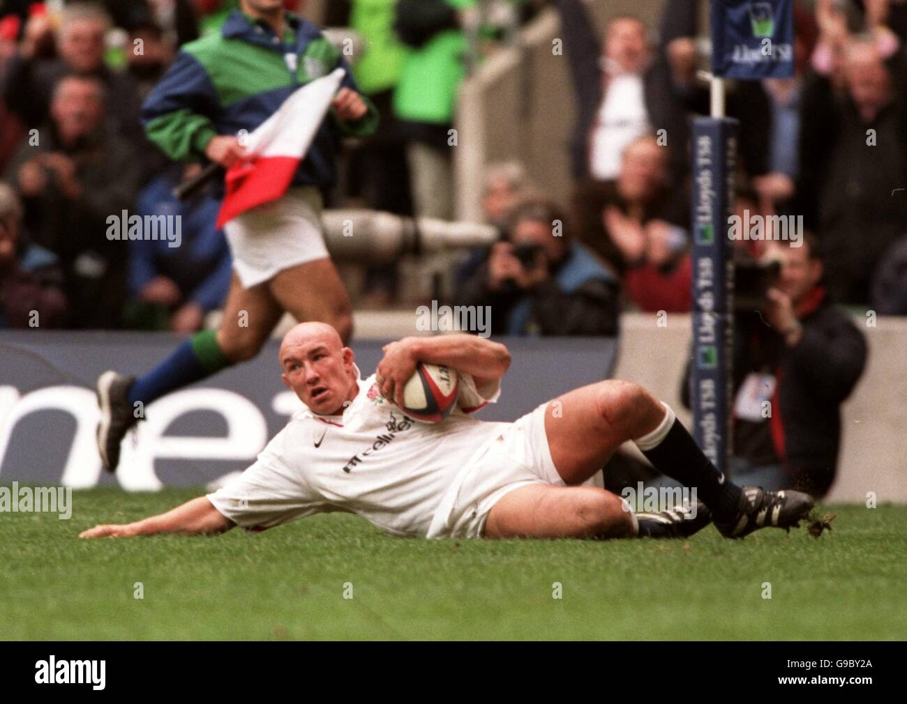 Action sliding try scoring hi-res stock photography and images - Alamy