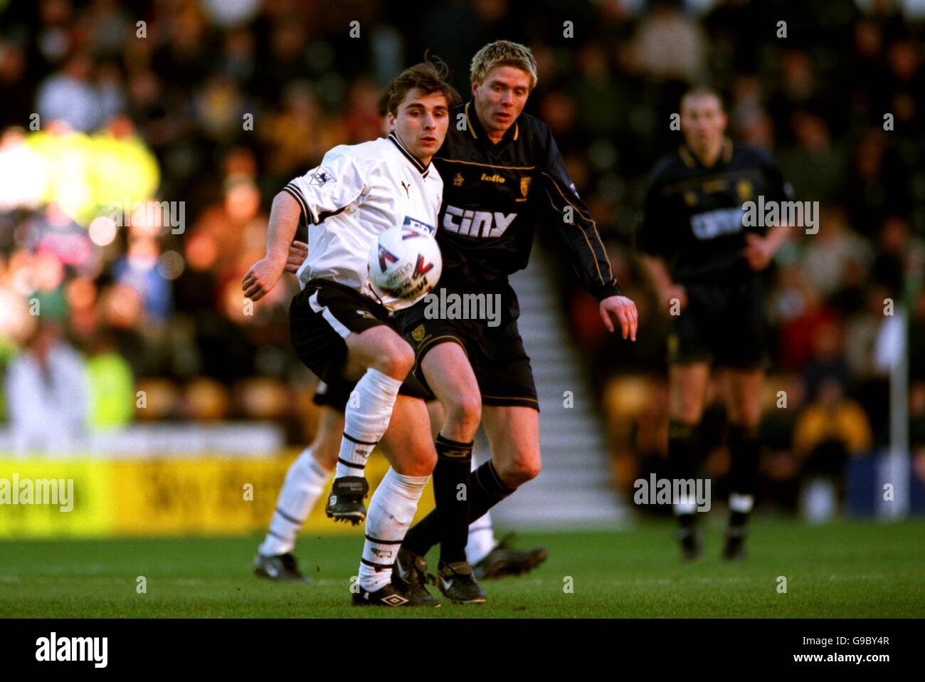 Soccer - FA Carling Premiership - Derby County v Wimbledon Stock Photo ...