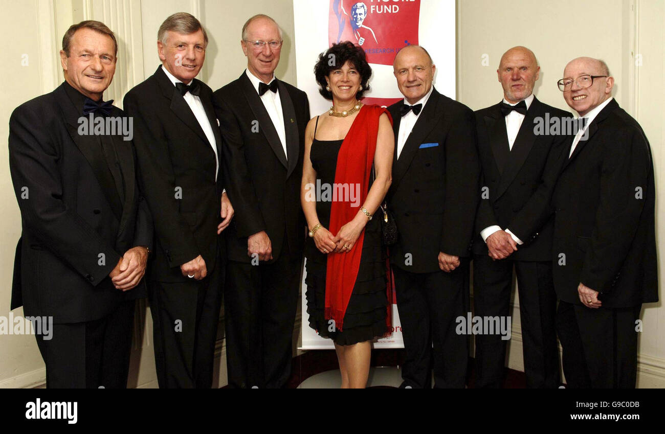 Member of the 1966 World Cup winning football team with Stephanie Moore ...