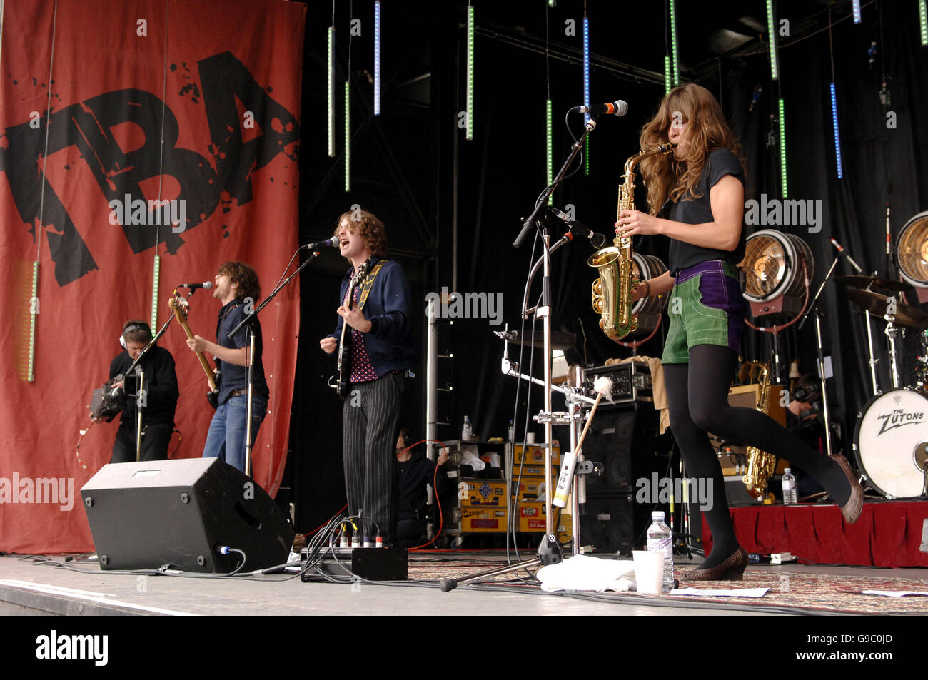 Zutons Performing On Stage High Resolution Stock Photography and Images ...