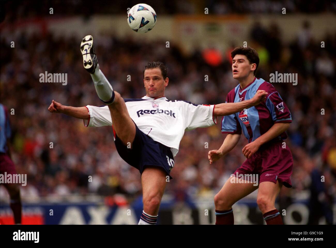 Soccer - AXA FA Cup - Semi Final - Aston Villa v Bolton Wanderers Stock ...
