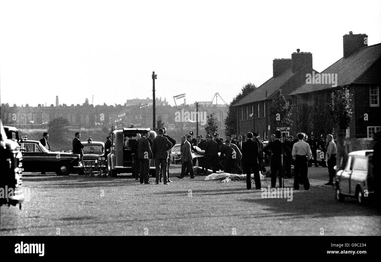 After a shooting Black and White Stock Photos & Images - Alamy