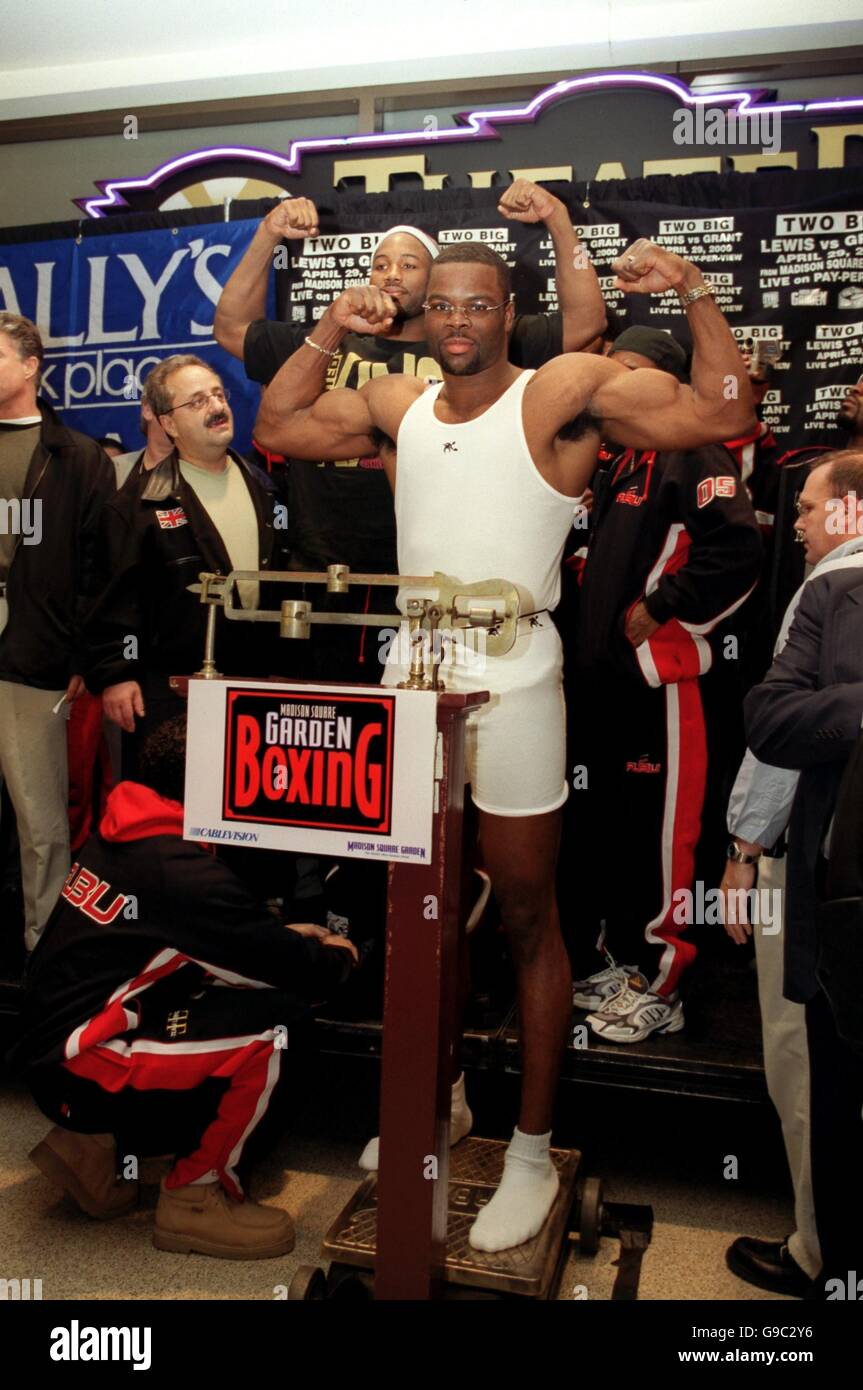 Boxing - WBC Heavyweight Championship - Lennox Lewis v Michael Grant ...