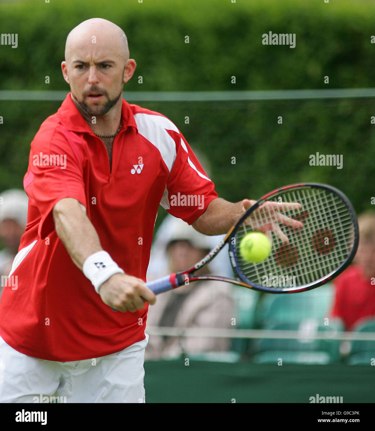 Great Britain's Jamie Delgado in action against Australia's Wayne ...