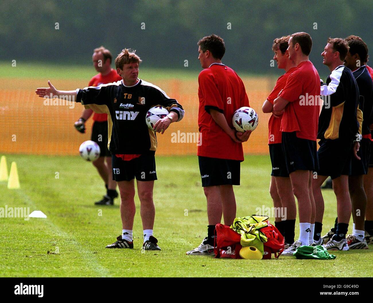 Soccer - FA Carling Premiership - Wimbledon Training. Wimbledon manager ...