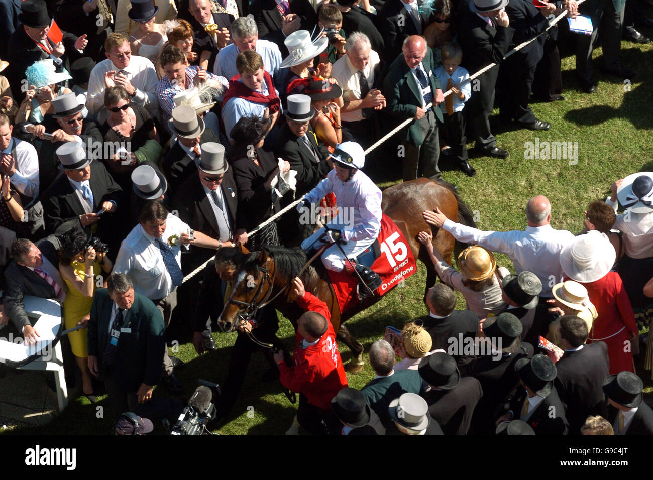 Derby day aerial hi-res stock photography and images - Alamy