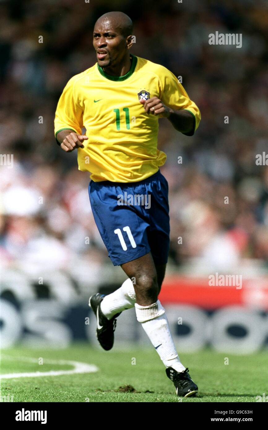 Soccer - Friendly - England v Brazil. Ze Roberto, Brazil Stock Photo ...