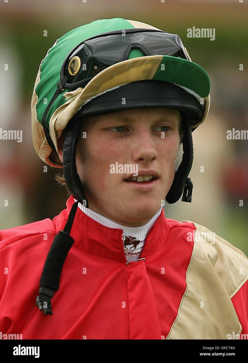 Jockey phillip makin at redcar racecourse hi-res stock photography and ...