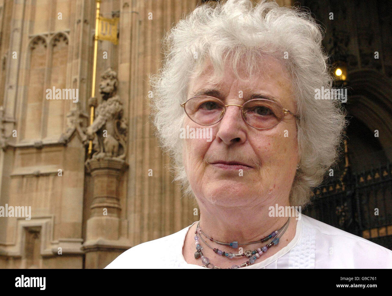 Liz Longhurst, 74, from Whitley, arrives at the House of Lords in ...