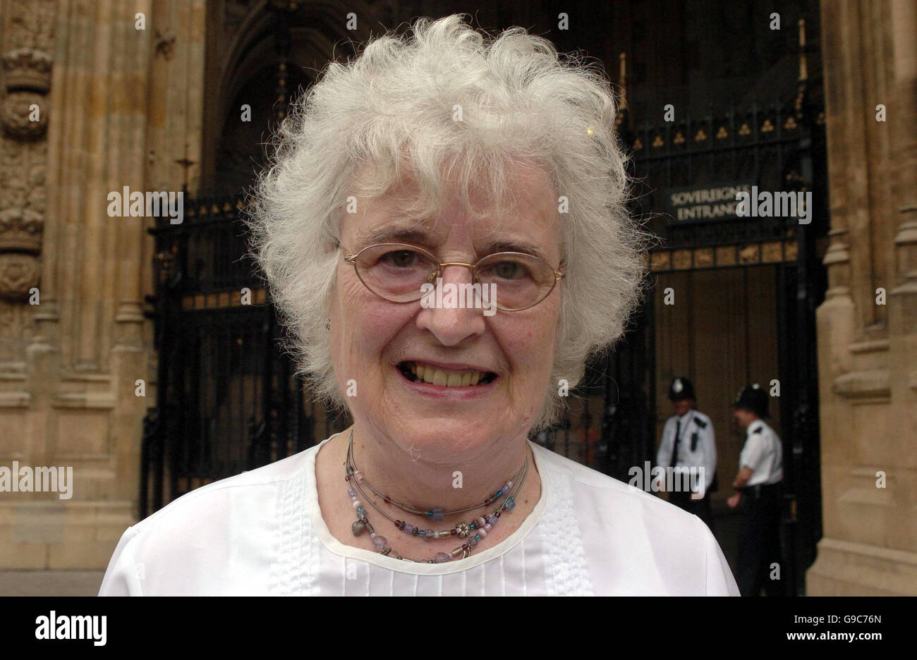 Liz Longhurst, 74, from Whitley, arrives at the House of Lords in ...