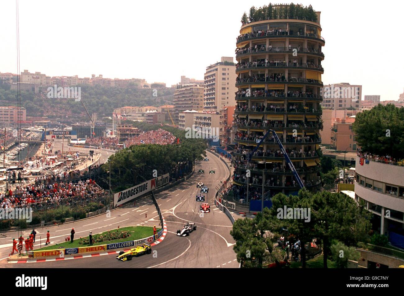 Monaco grand prix track aerial hi-res stock photography and images - Alamy