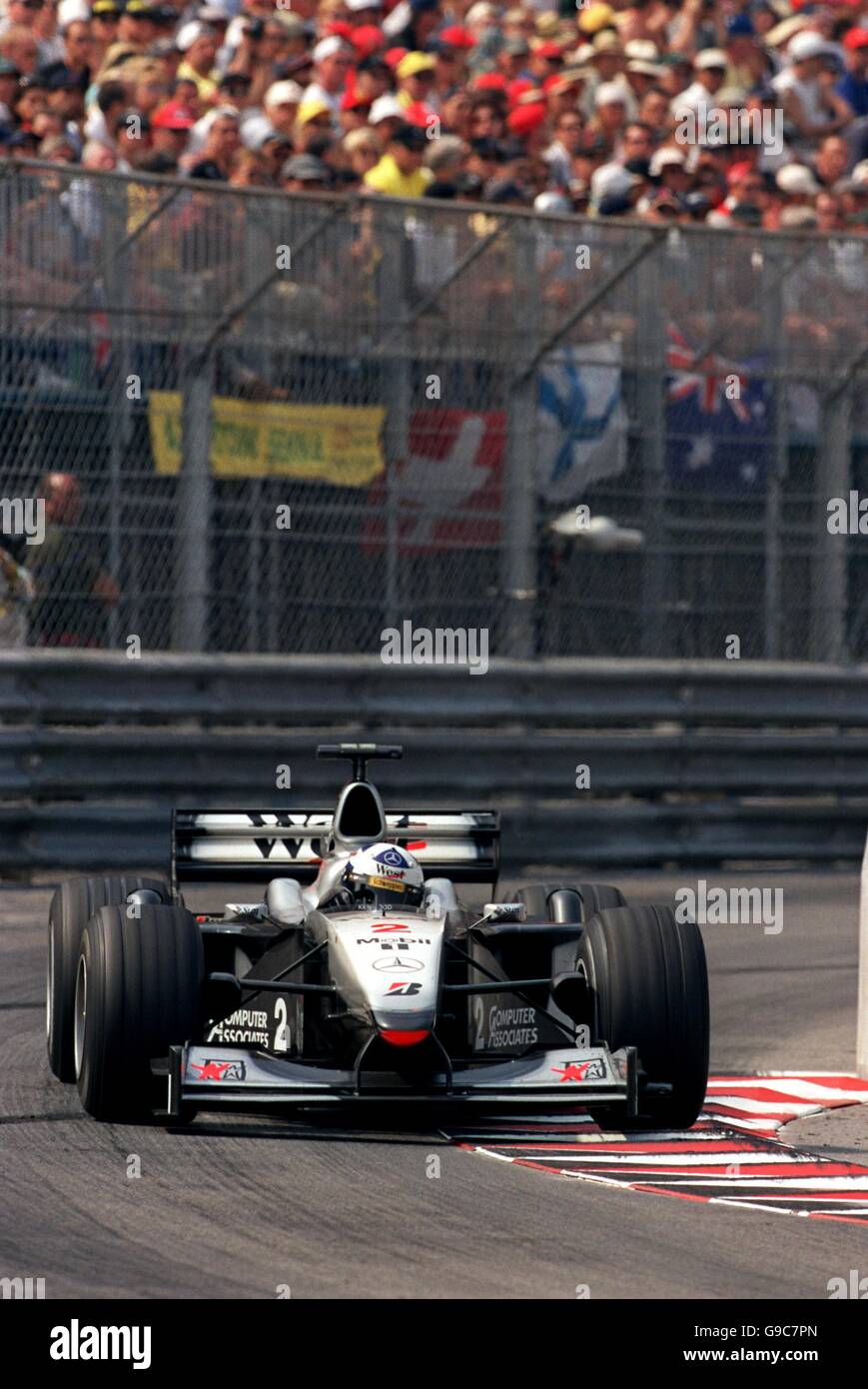 Formula One Motor Racing - Monaco Grand Prix. David Coulthard in action ...