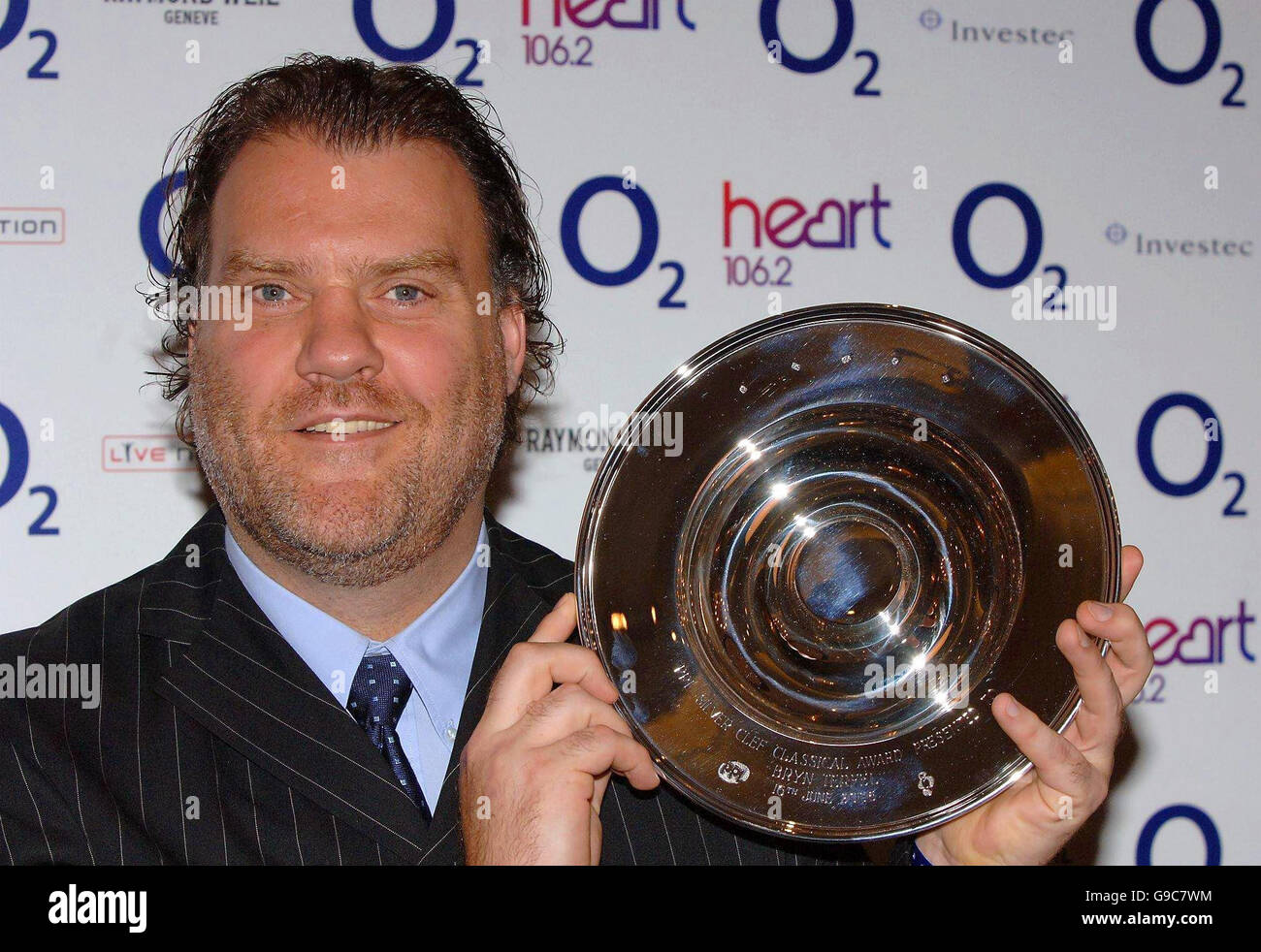 Welsh operatic baritone Bryn Terfel collects the Classical Award ...