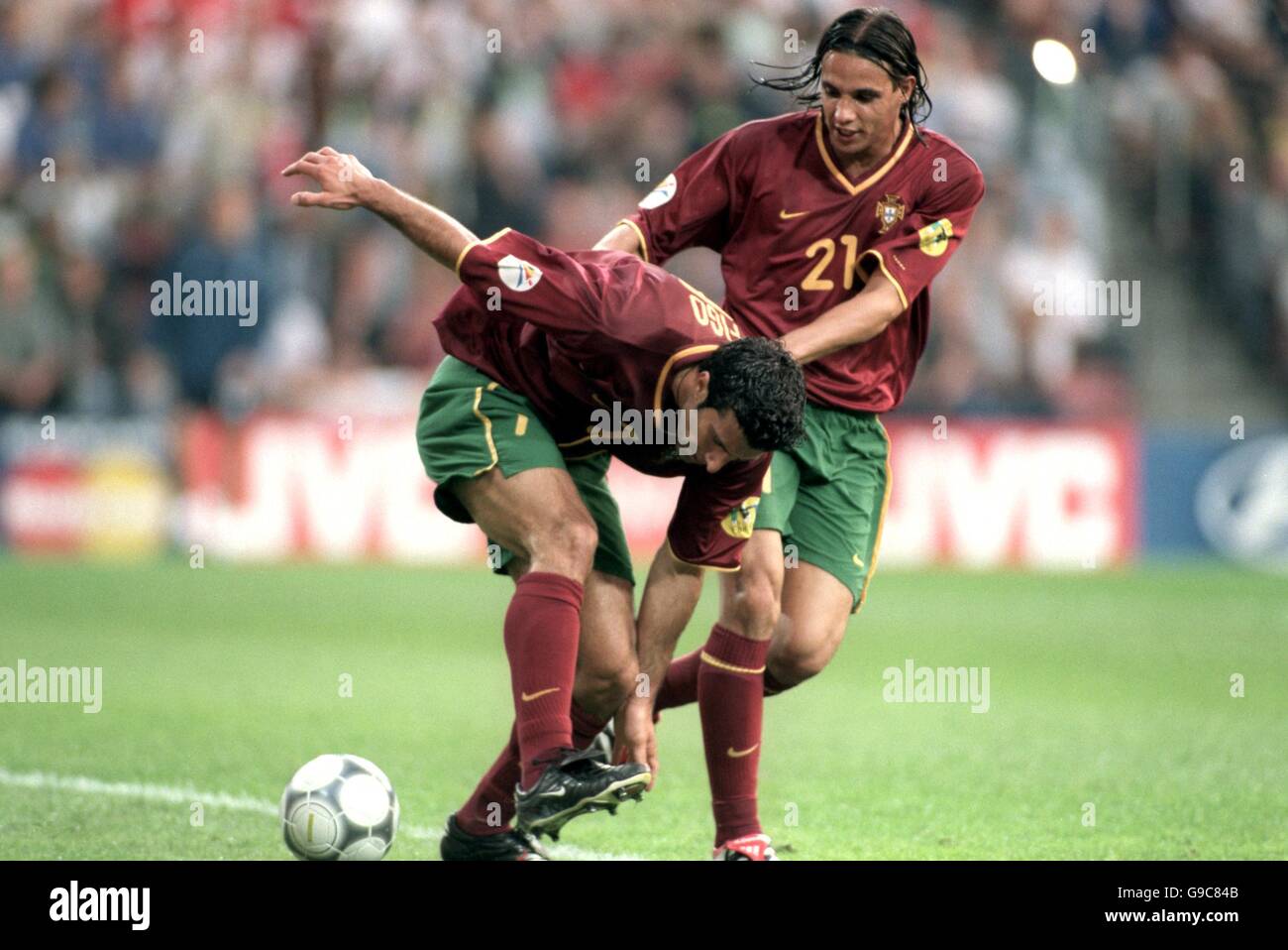 Figo portugal goal hi-res stock photography and images - Alamy