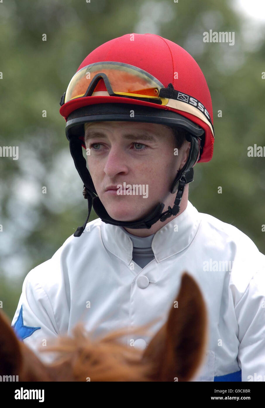 Jockey graham gibbons at beverley racecourse hi-res stock photography ...