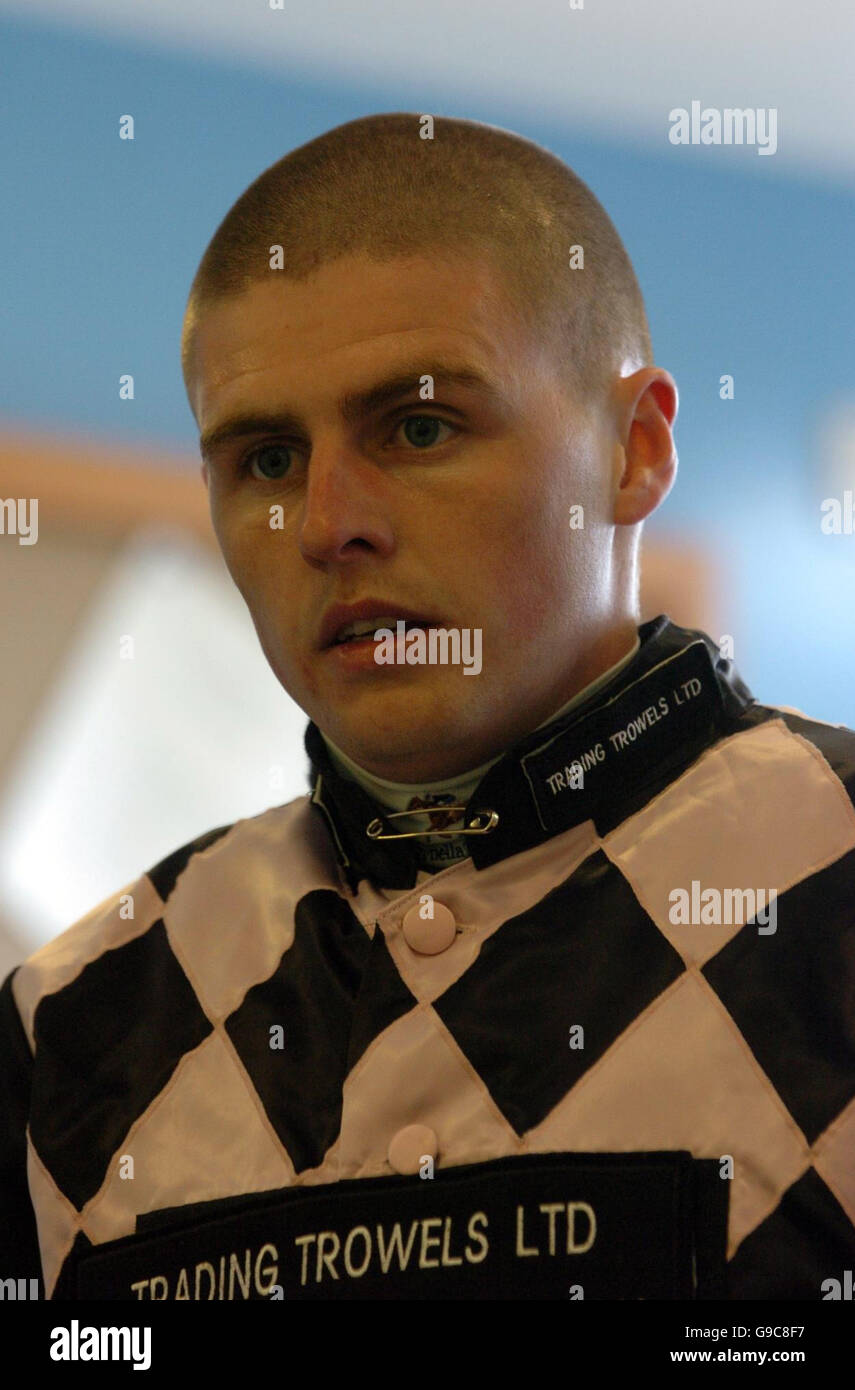Horse Racing - Beverley. Jockey Tony Hamilton at Beverley racecourse ...