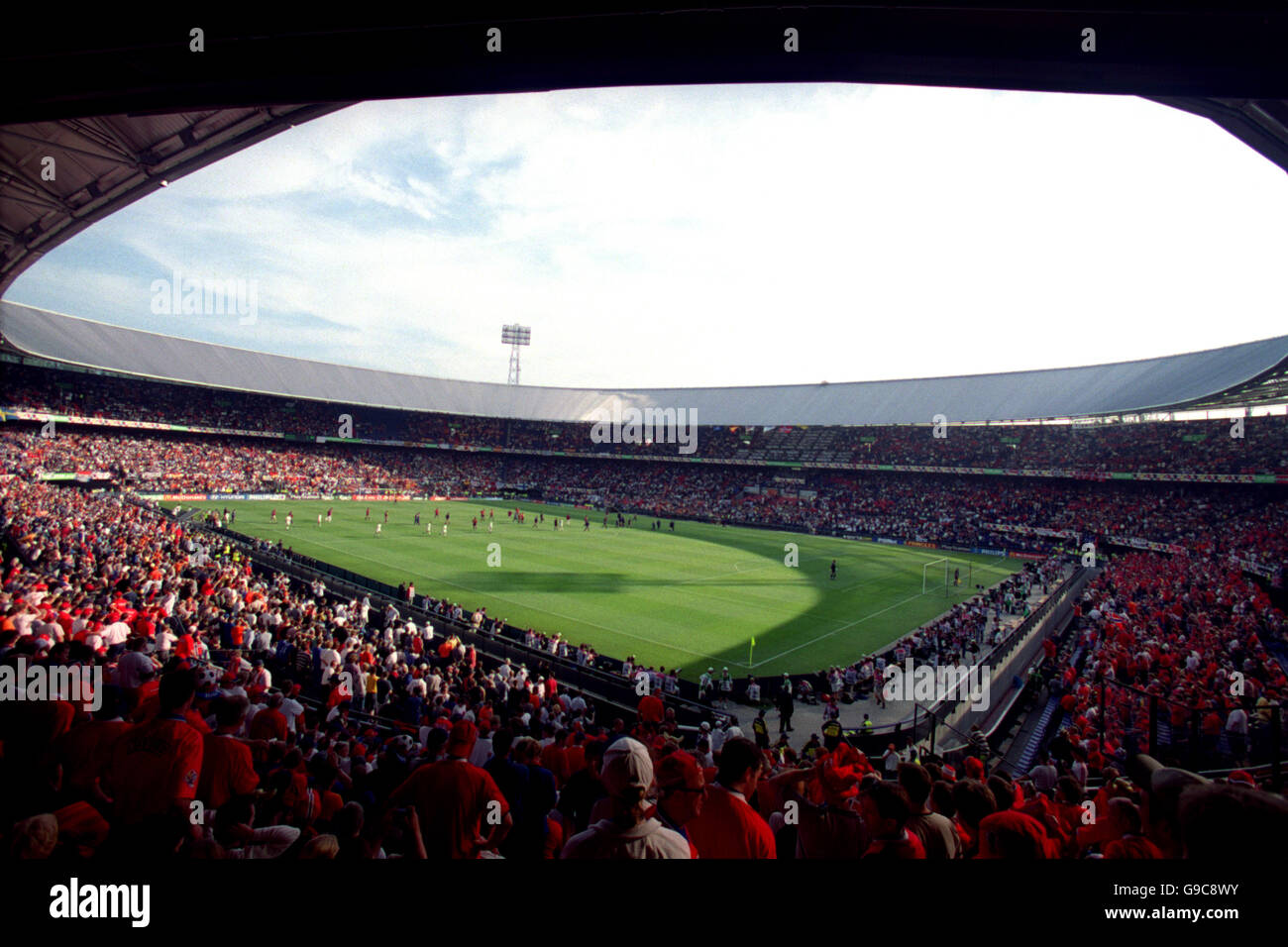 General view of De Kuip Stadium in Rotterdam, the stage for the Final ...