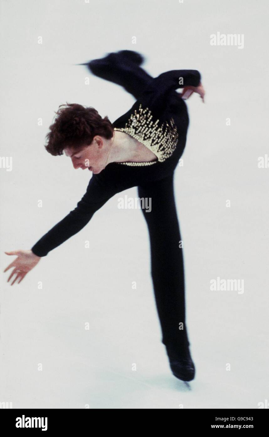 Ice Skating. Mark Pepperday in action Stock Photo - Alamy