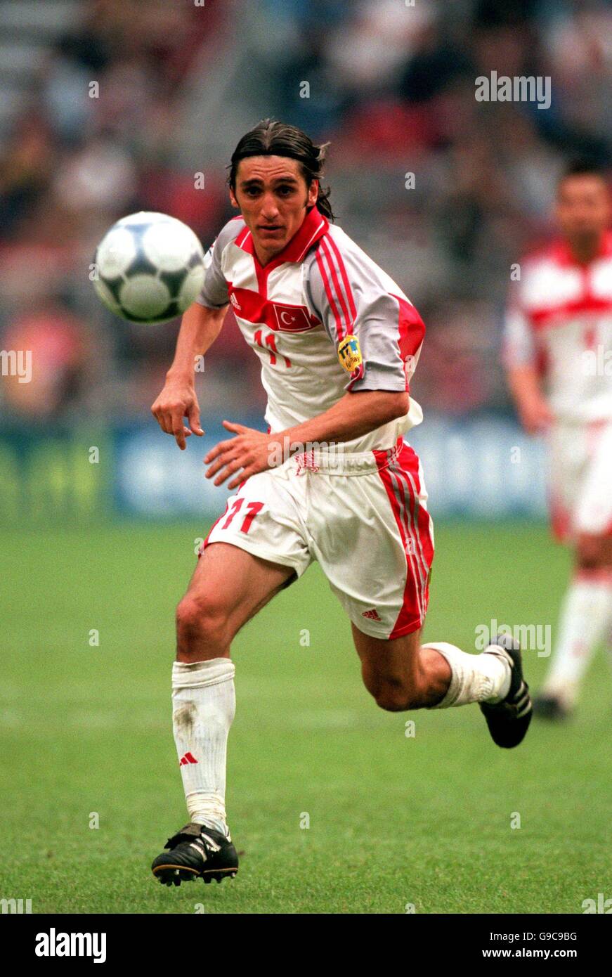 Soccer - Euro 2000 - Quarter Final - Turkey v Portugal. Tayfun Korkut ...