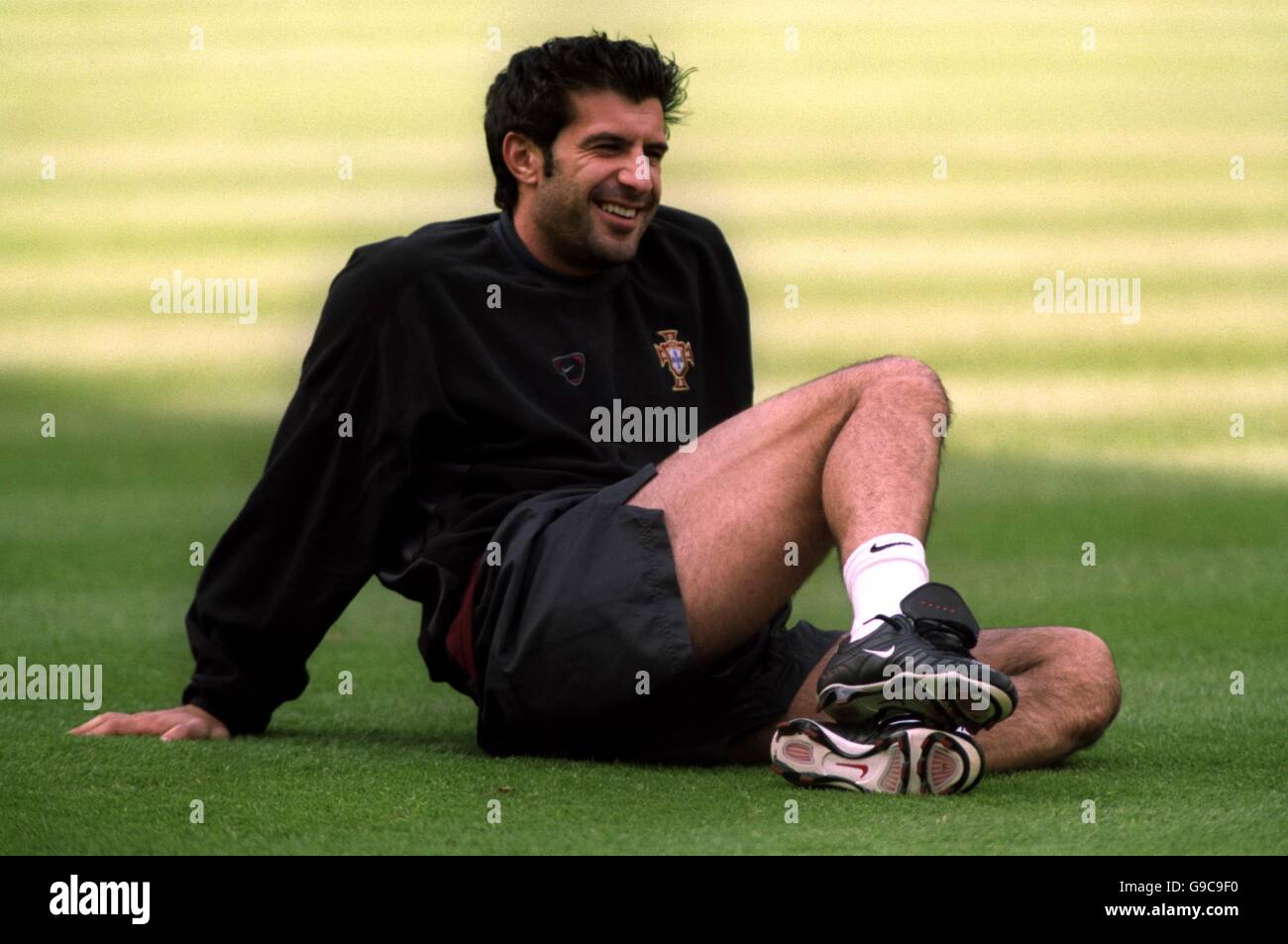 Soccer - Euro 2000 - Portugal Training Stock Photo - Alamy