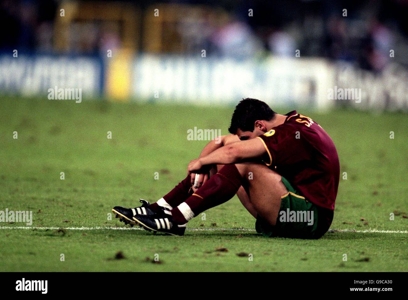 Soccer euro 2000 semi final france v portugal hi-res stock photography ...