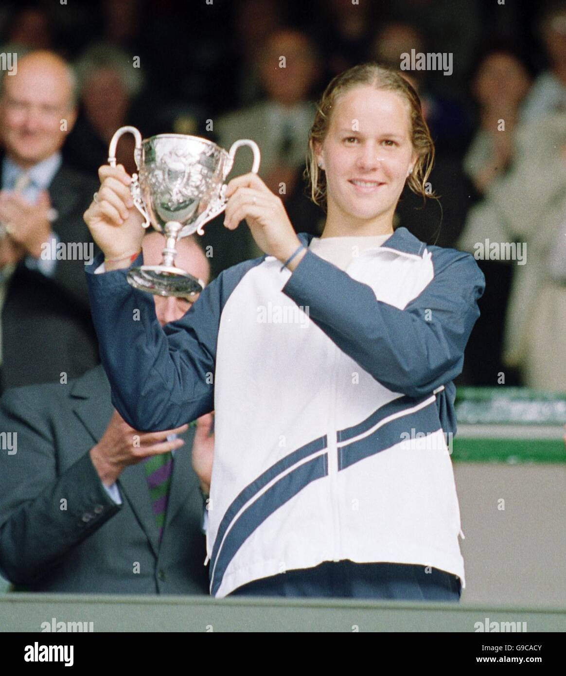 Tennis - Wimbledon Championships - Girls' Singles - Final Stock Photo ...