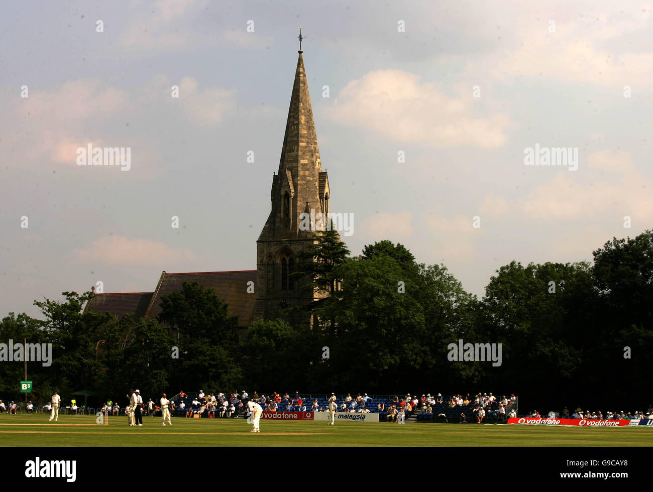 A general view of the Walker ground, Southgate for the game between ...