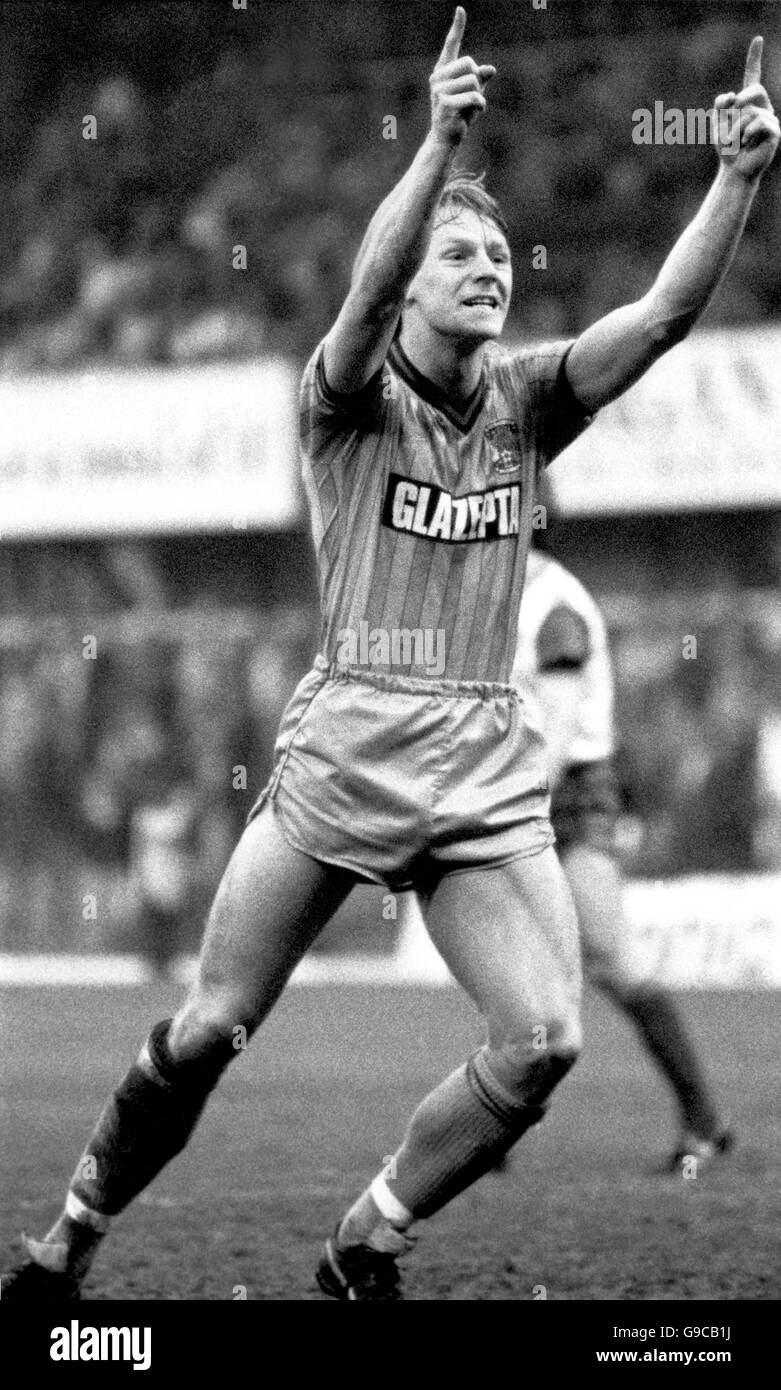 Coventry citys stuart pearce celebrates scoring hi-res stock ...