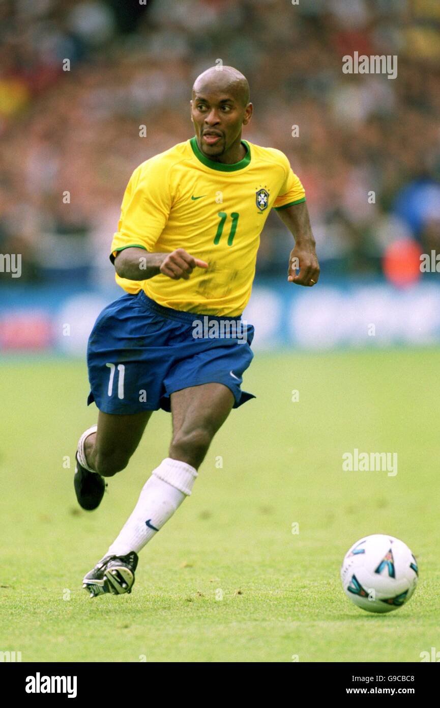 Soccer - Friendly - England v Brazil. Ze Roberto, Brazil Stock Photo ...
