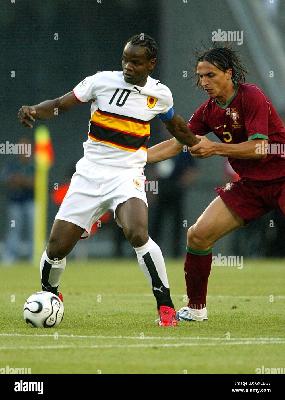 Angolas fabrice akwa and portugals fernando meira hi-res stock ...