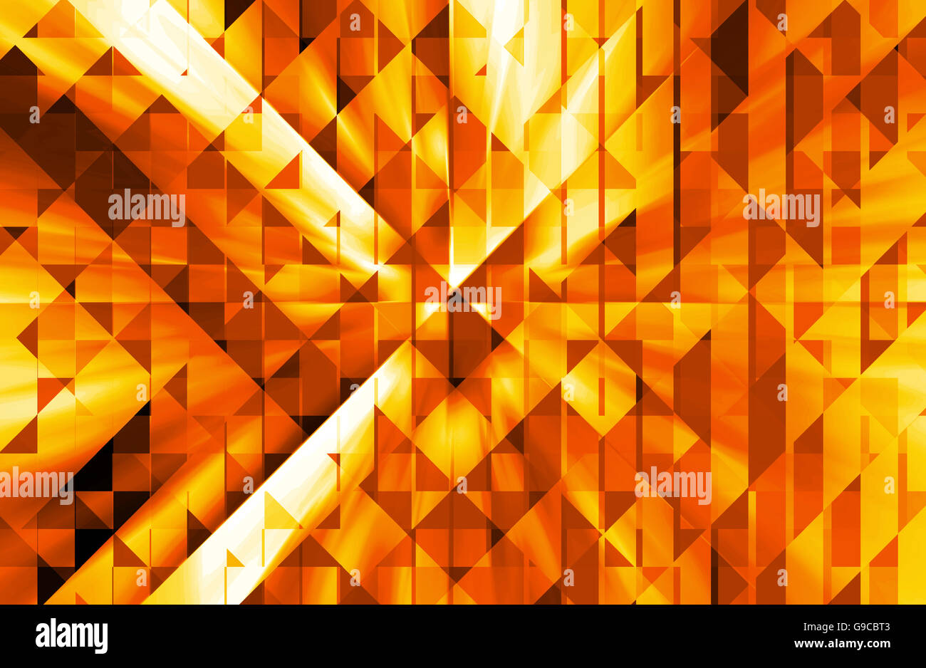 abstract orange color background with square pattern Stock Photo - Alamy