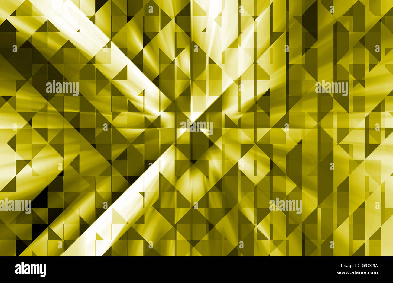 abstract yellow color background with square pattern Stock Photo - Alamy