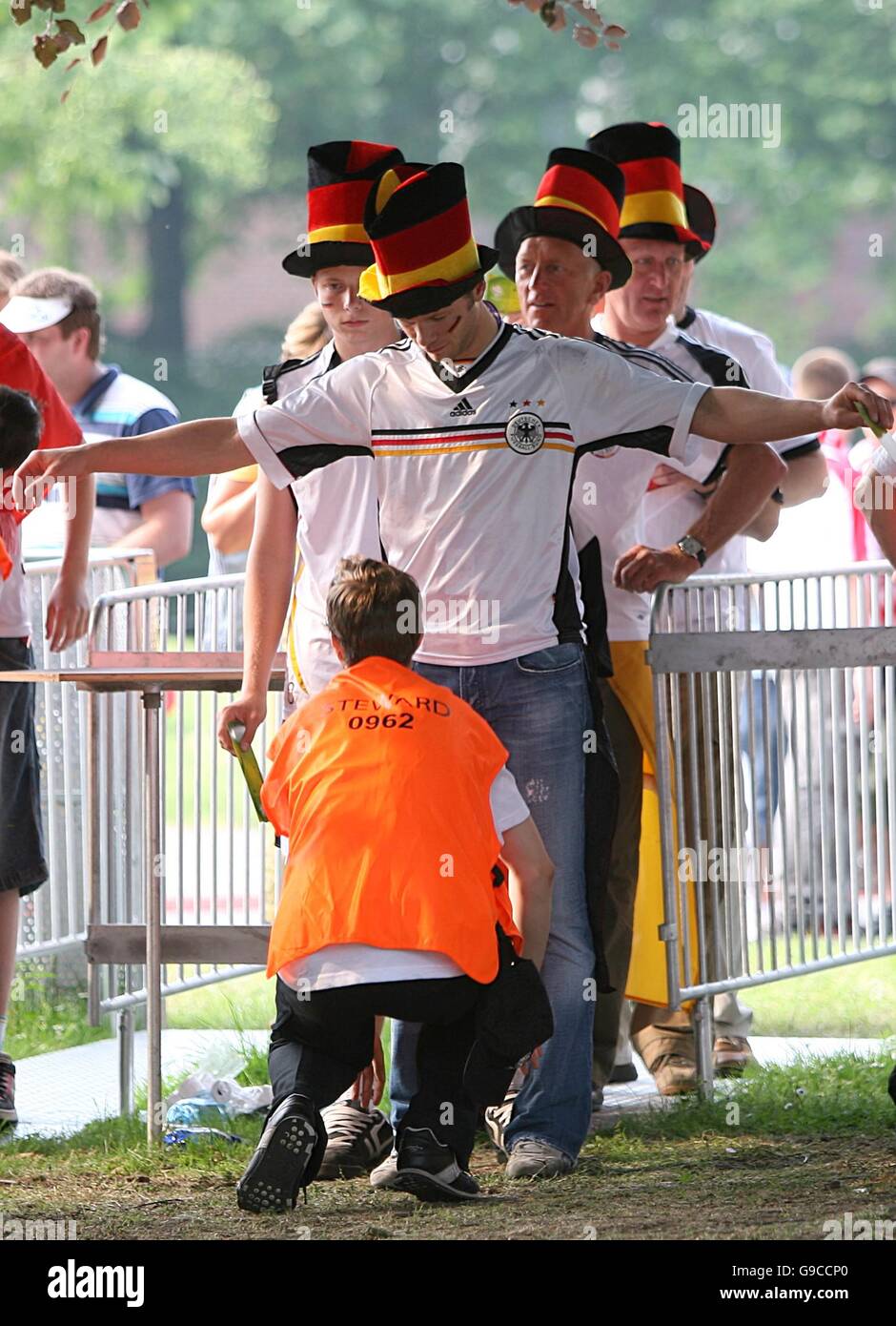 Steward at soccer ground hi-res stock photography and images - Alamy