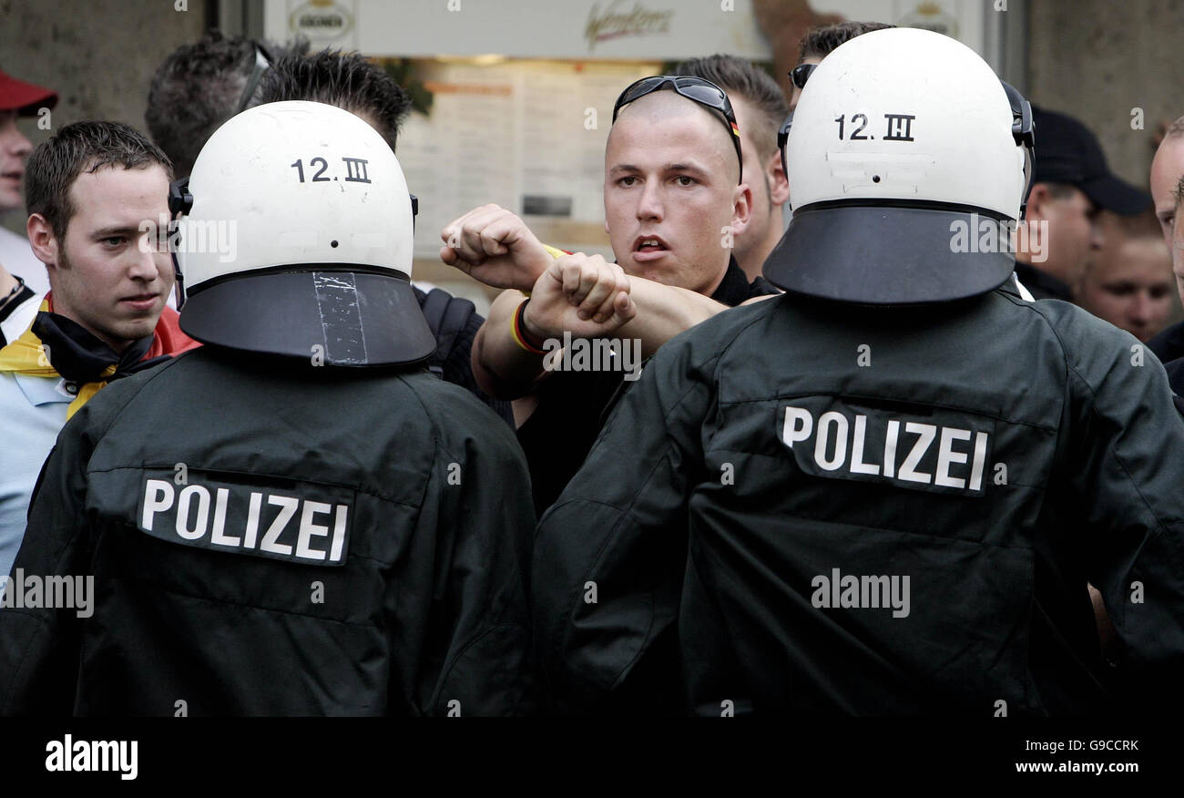 Football Fans Police Clash High Resolution Stock Photography and Images ...