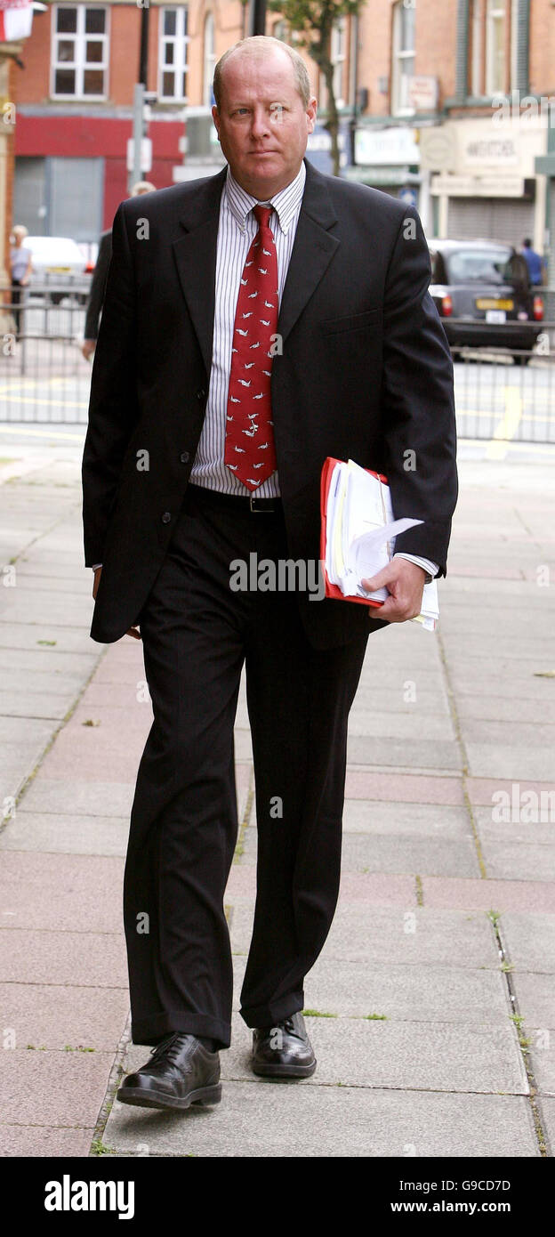 American Airline Pilot James Yates outside Trafford Magistrates Court ...