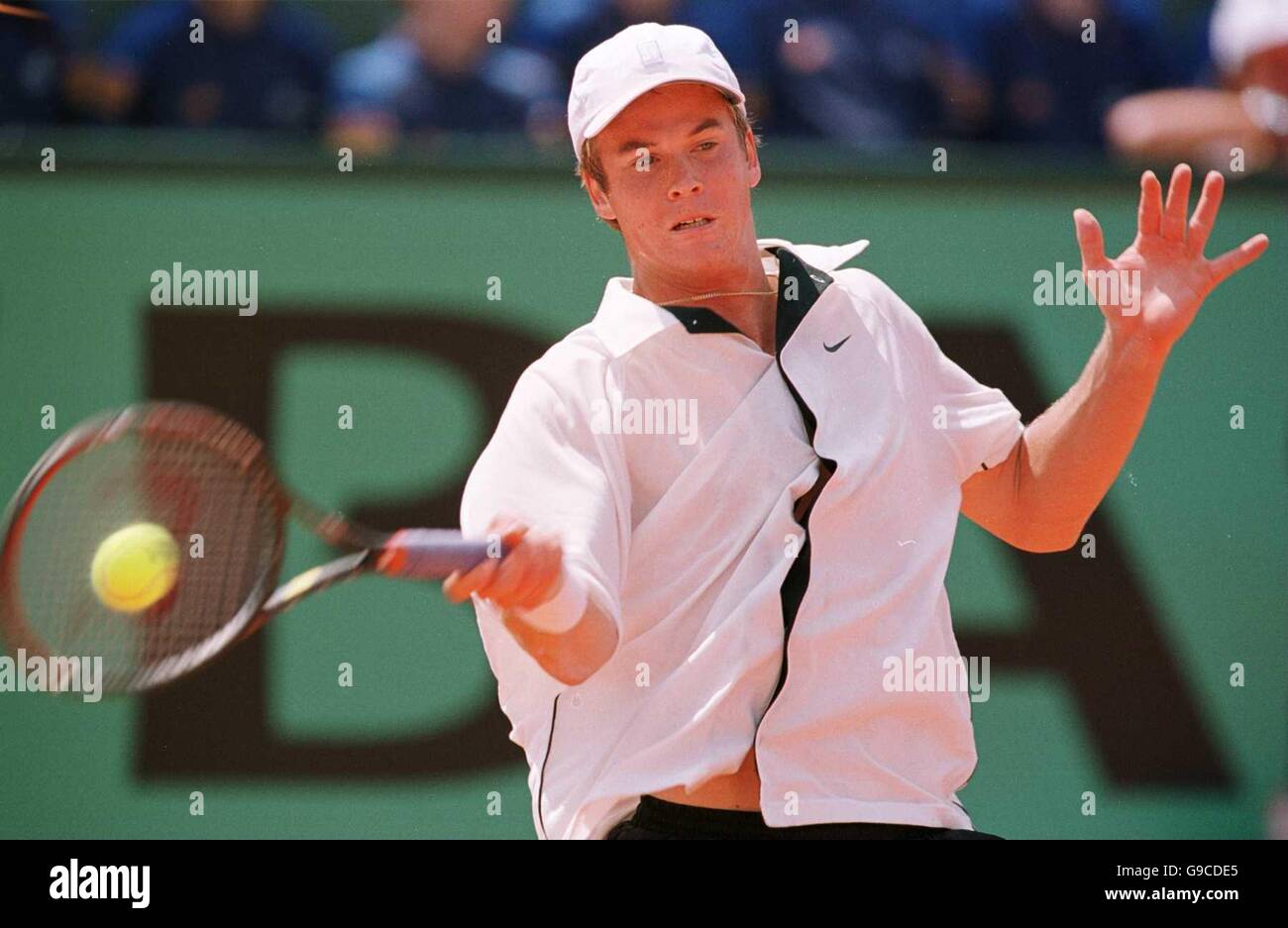 Magnus Norman winning his Semi-Final against Franco Squillari Stock ...