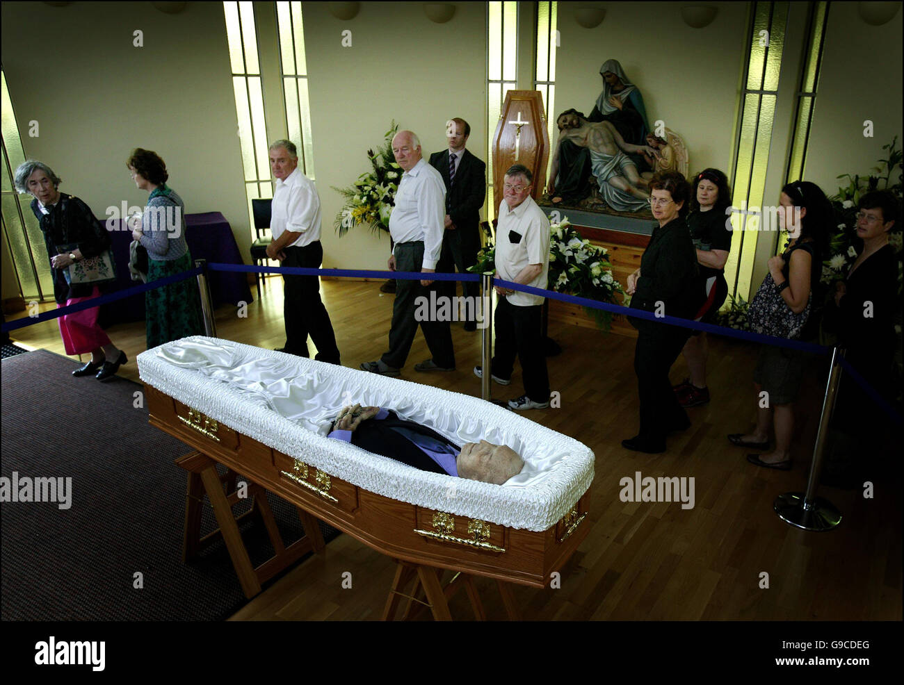 Charles Haughey Lying in State Stock Photo - Alamy