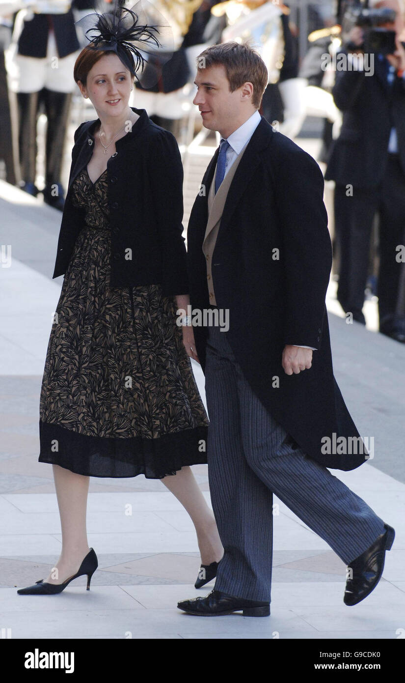 Alexander, Earl of Ulster and the Countess of Ulster arrive at St Paul ...