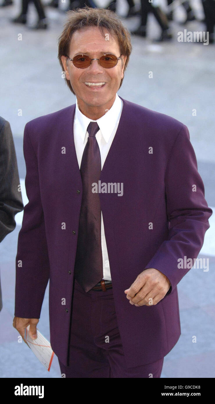 Sir Cliff Richard arrives at St Paul's Cathedral for a service of ...