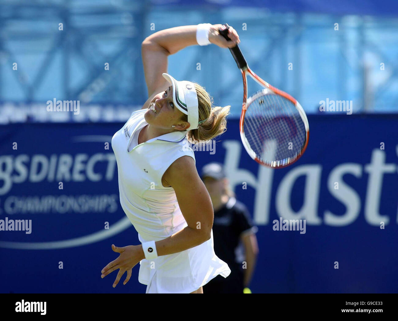 Great Britain's Melanie South in action against Puerto Rico's Kristina ...