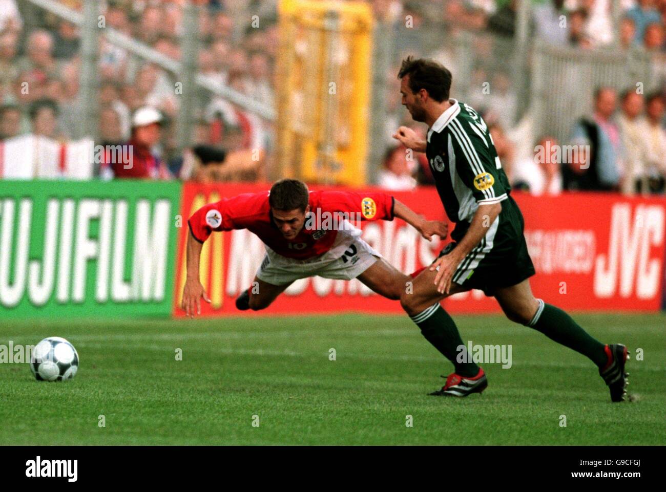 Soccer - Euro 2000 - Group A - England v Germany Stock Photo - Alamy