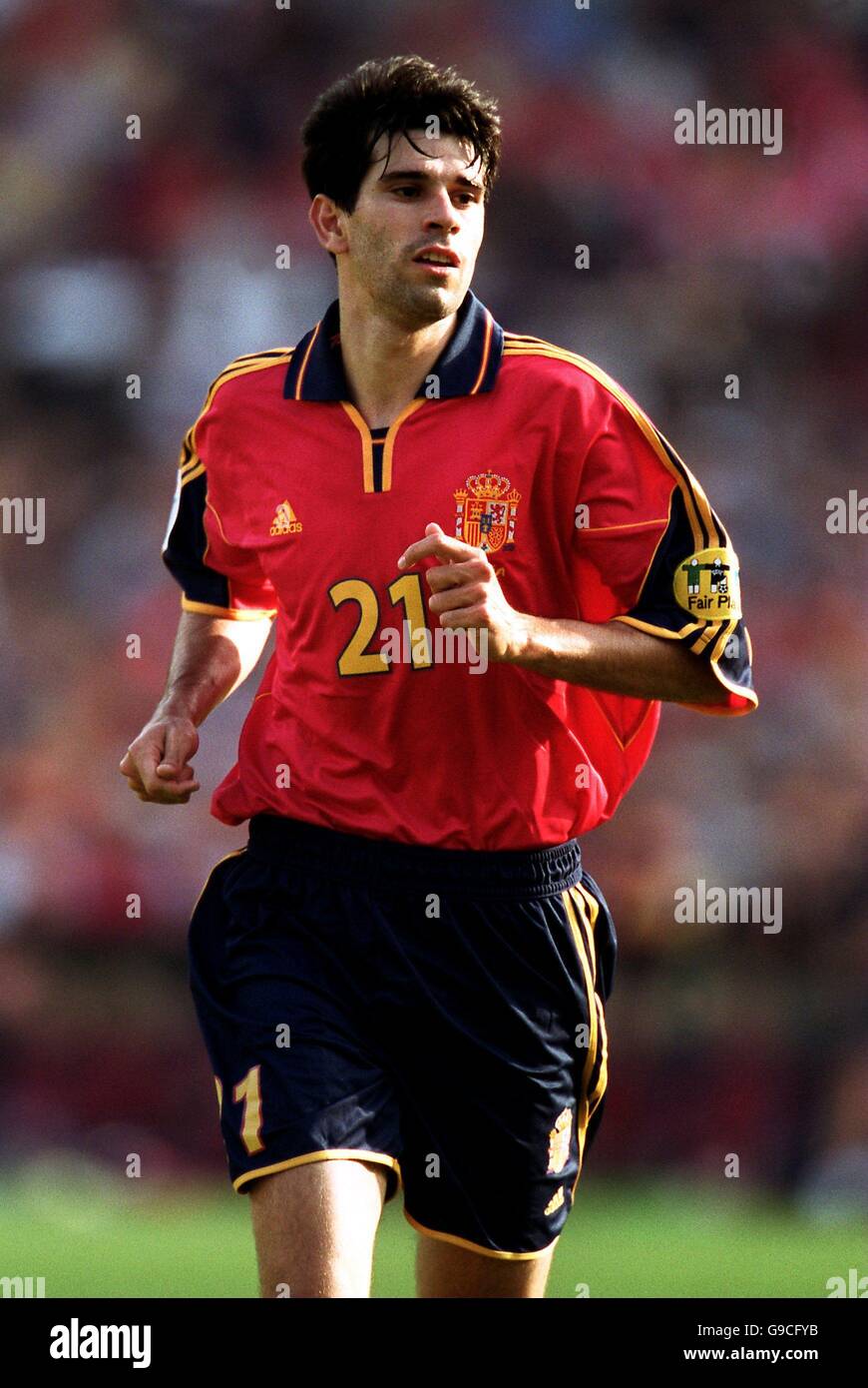 Soccer - Euro 2000 - Group C - Spain v Norway Stock Photo - Alamy