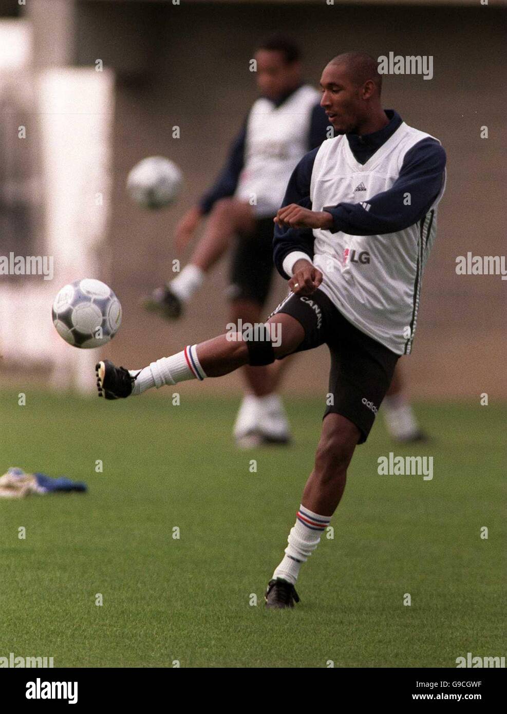 Soccer - Euro 2000 - Final - France v Italy - France Training Stock ...
