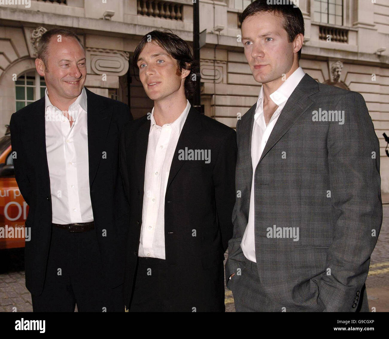Stars of the film (left to right) Liam Cunningham, Cillian Murphy and ...