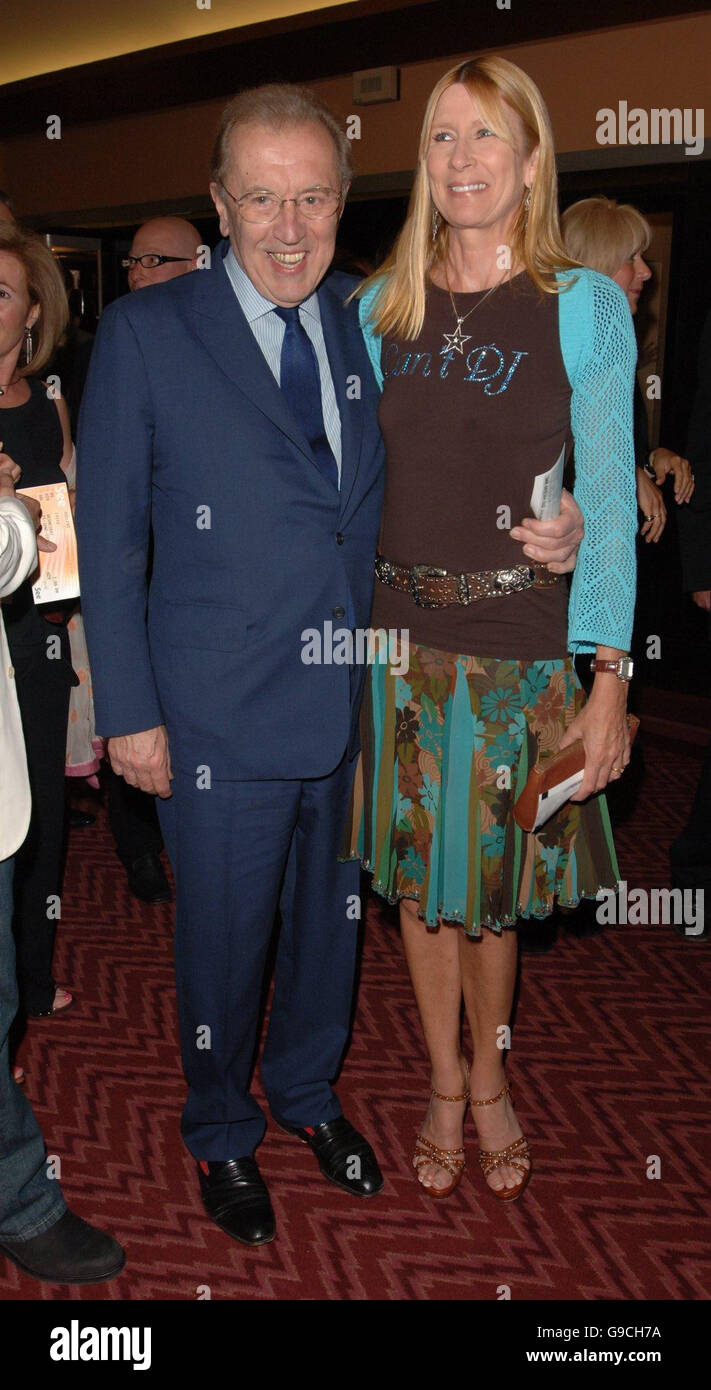 Sir David Frost and his wife attend the first night of Lord Andrew ...