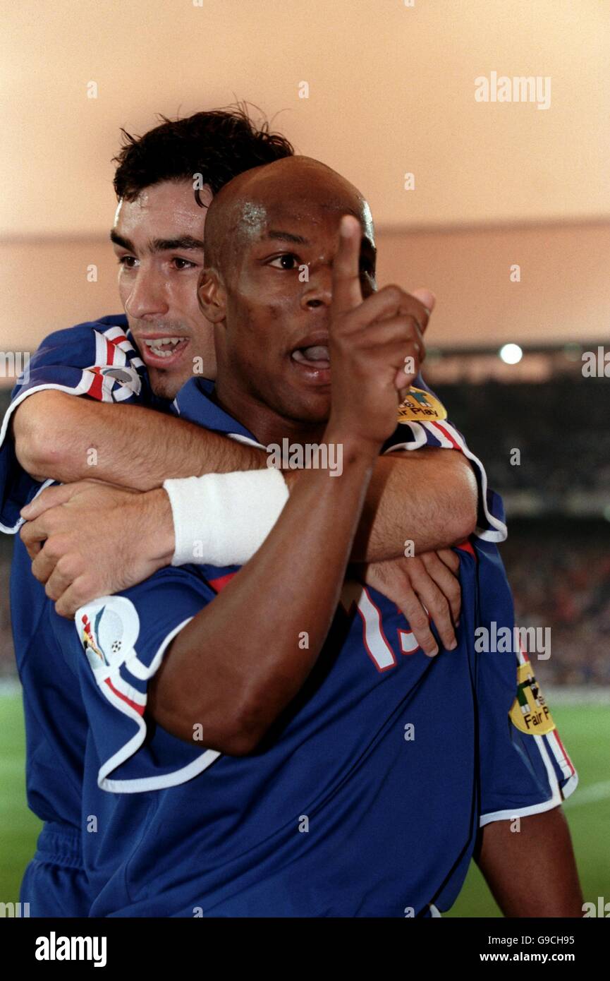 Football frances sylvain wiltord hi-res stock photography and images ...