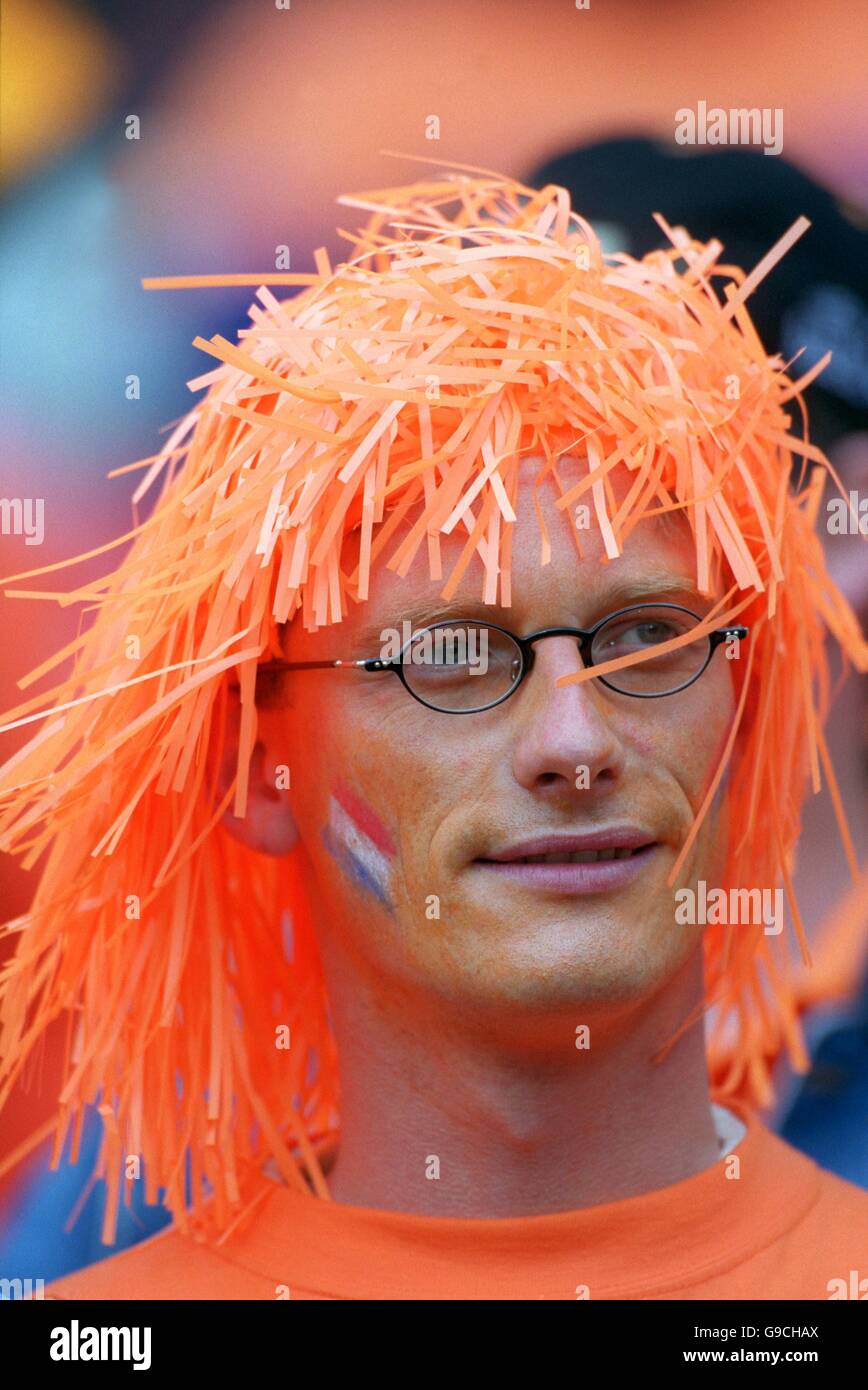 Soccer - Euro 2000 - Quarter Final - Holland v Yugoslavia. Holland fan ...